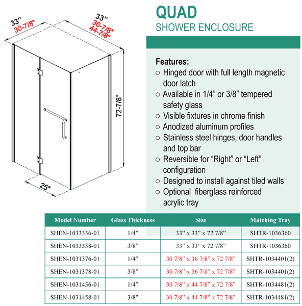 DreamLine Shower Enclosures